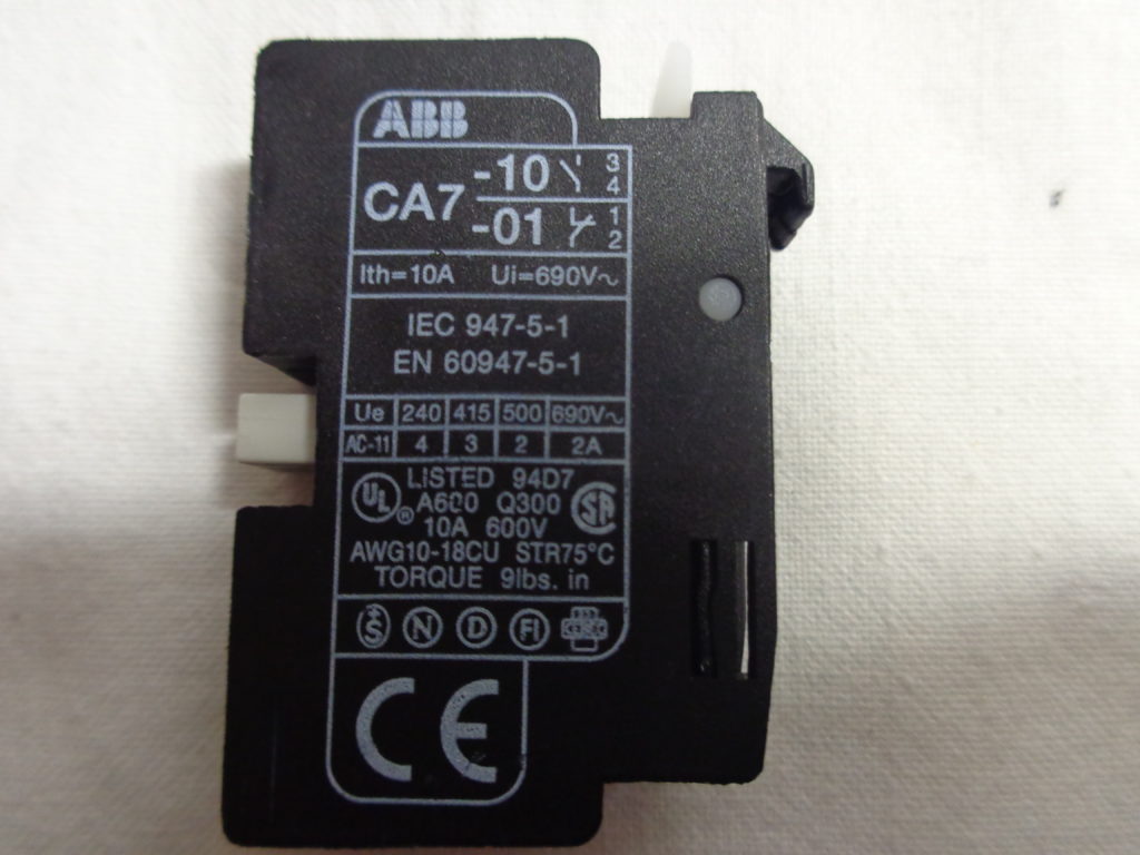 ABB CA7 - 10 - 01 Hilfskontaktblock -1 -2 - Michl's Onlineshop OG