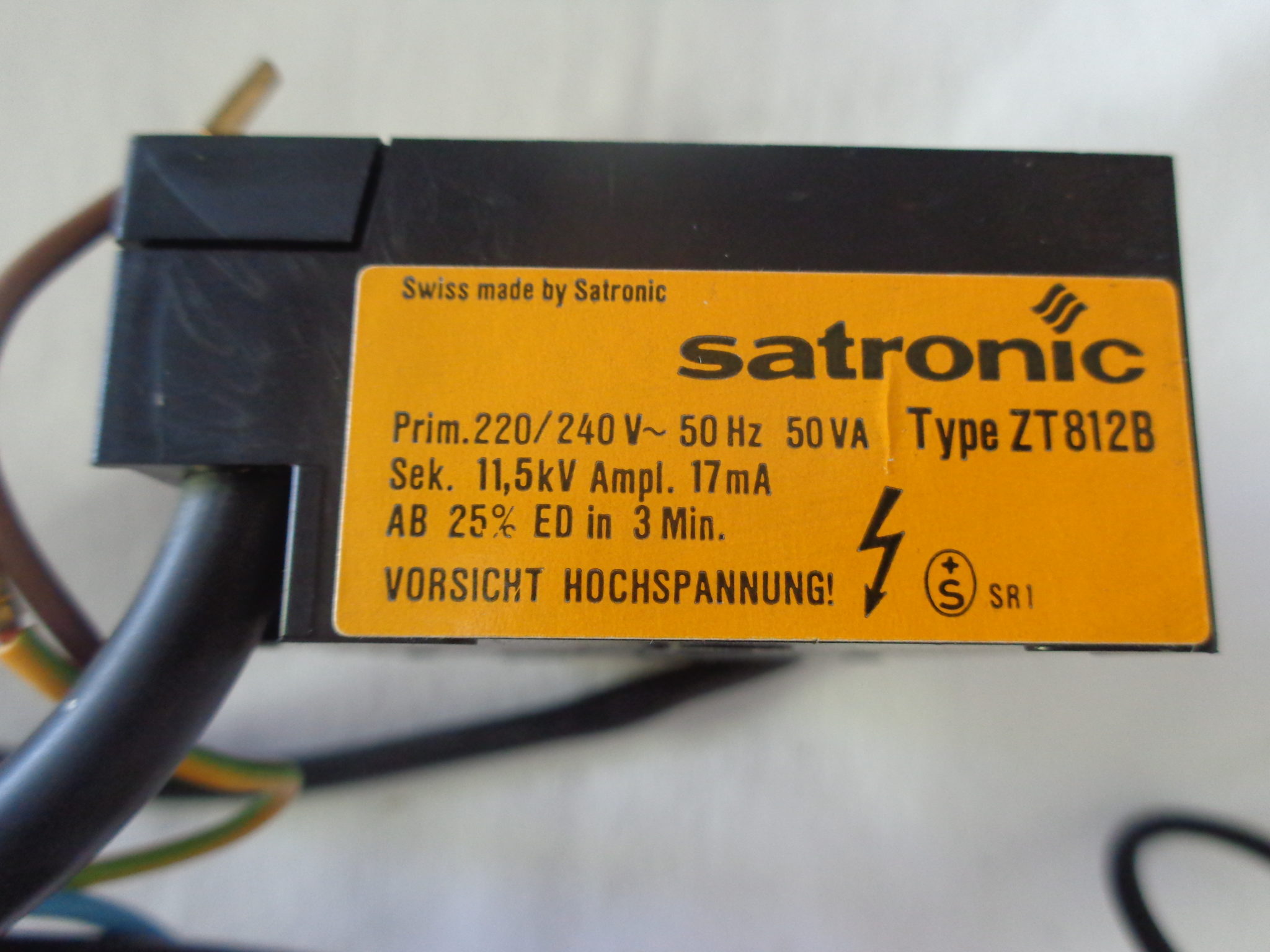 Satronic ZT812B Zündtrafo - Michl's Onlineshop OG
