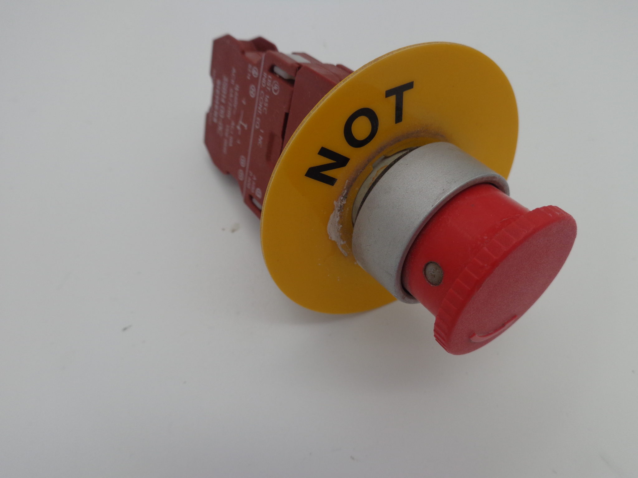 Siemens Druckschalter NOT - AUS 3SB14 00-0C Kontaktblock - Michl's Onlineshop OG