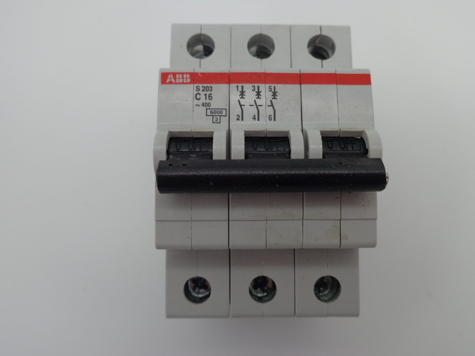 ABB S203 C16 3pol. Sicherungsautomat 2CDS253001 R0164 - Michl's Onlineshop OG