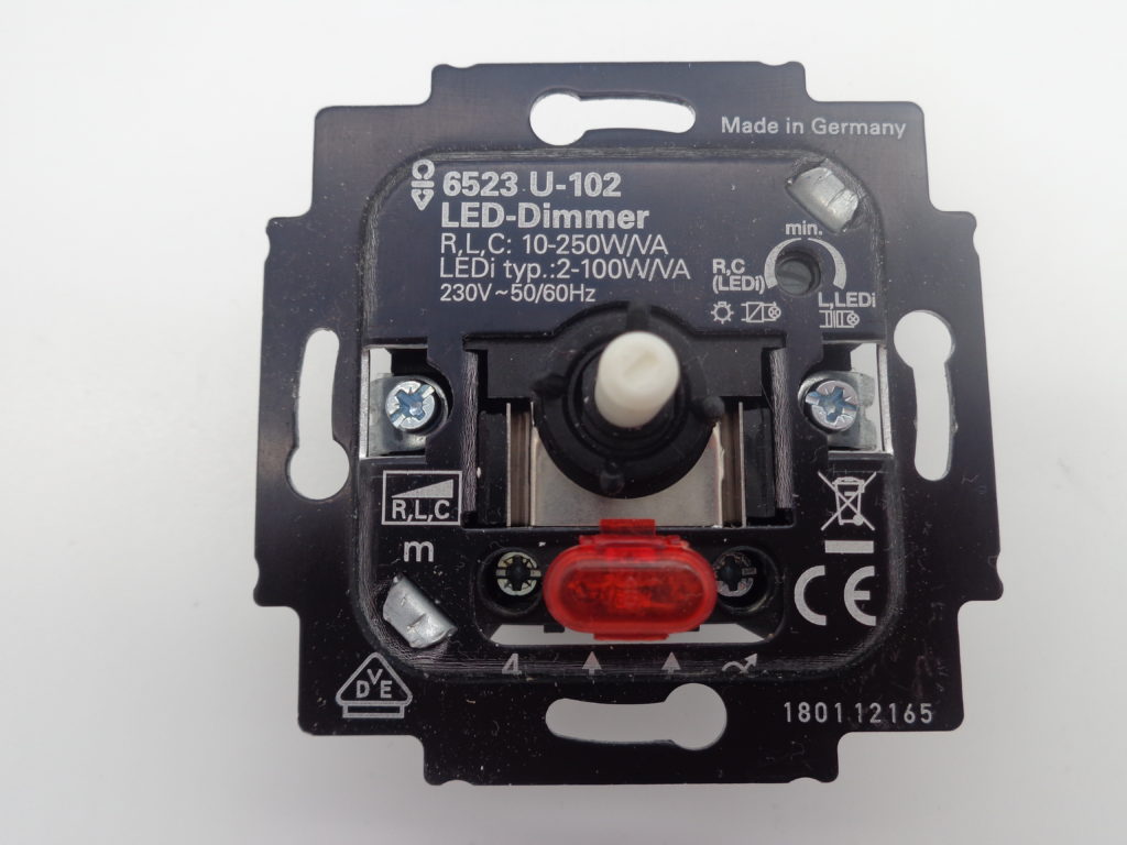 Busch Und Jäger 6523 U-102 LED Dimmer Mit Glimmlampe - Michl's ...