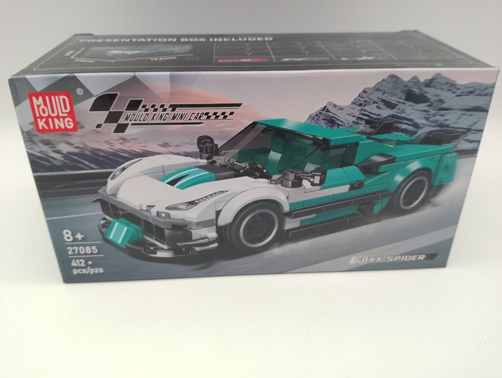Mould King 27085 F8XX Supercar Modellbausatz | 412 Teile Mit Stapelbare Vitrine - Michl's ...